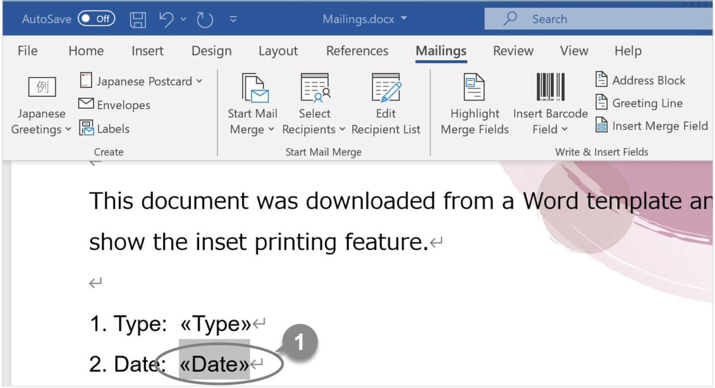 How To Format Date To Uppercase Month In The Mail Merge Document